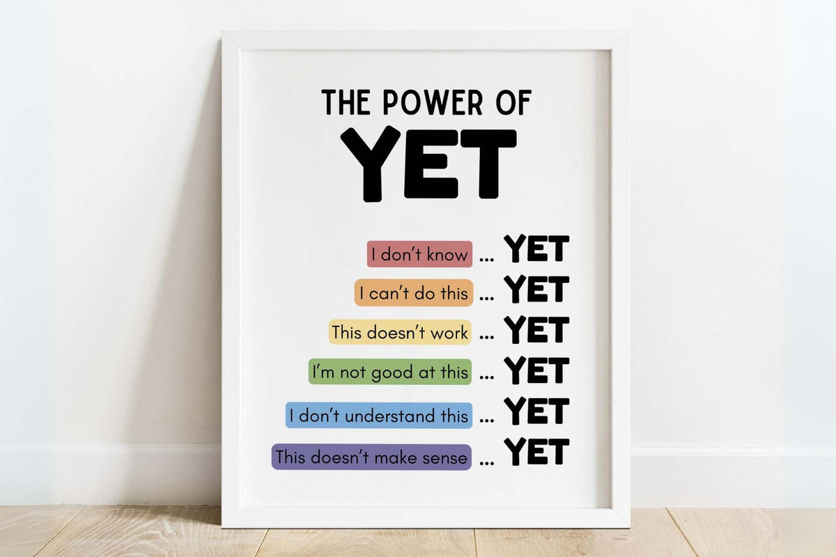Using “The Power of Yet” to Help Kids Develop a Growth Mindset – Mental ...
