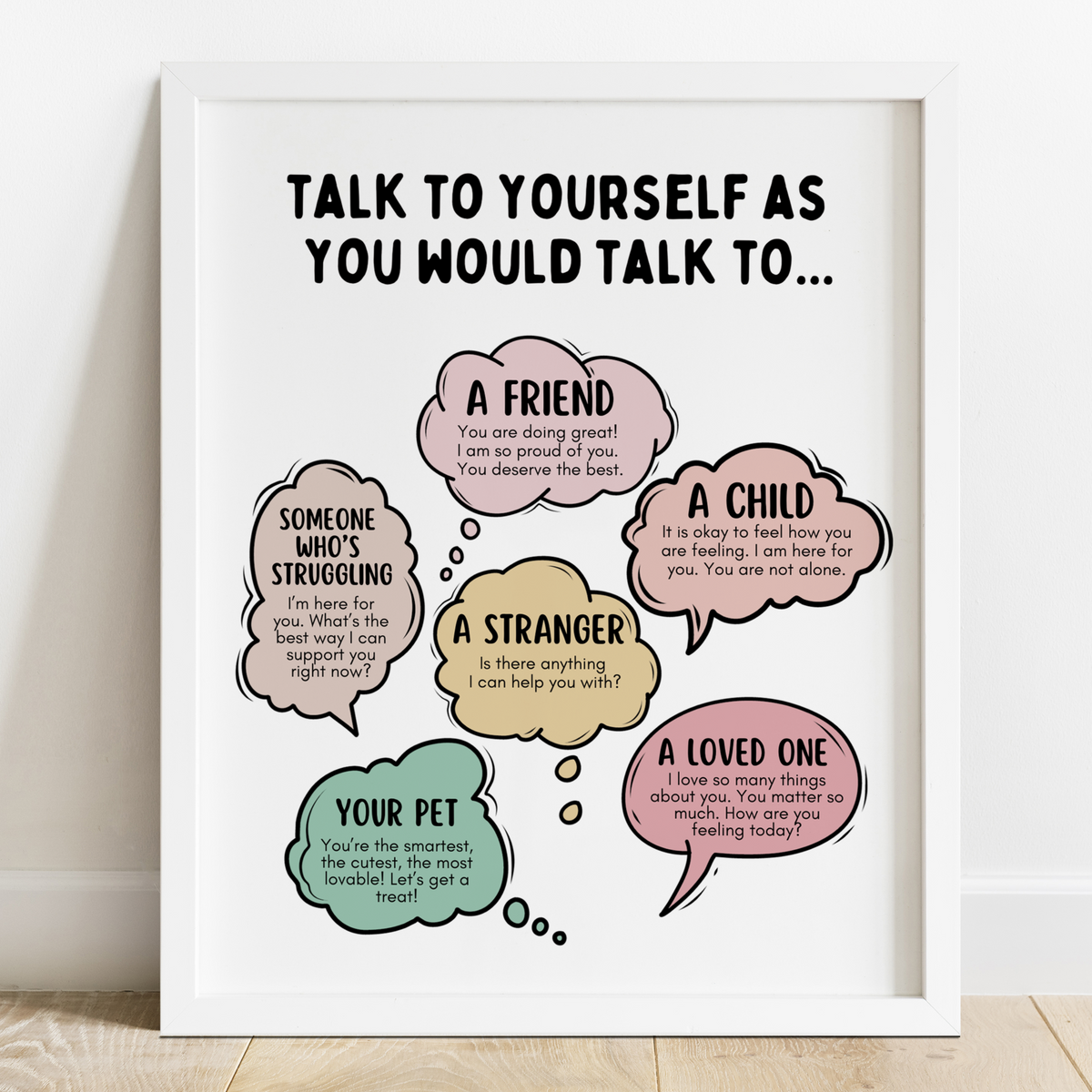 Be Kind to Yourself – Mental Health Center Kids