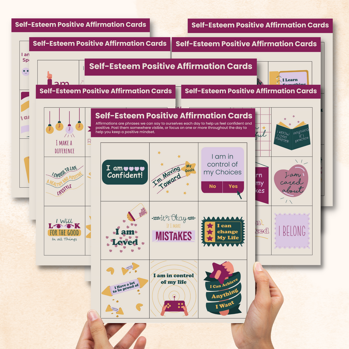 Positive Affirmation Cards – Mental Health Center Kids