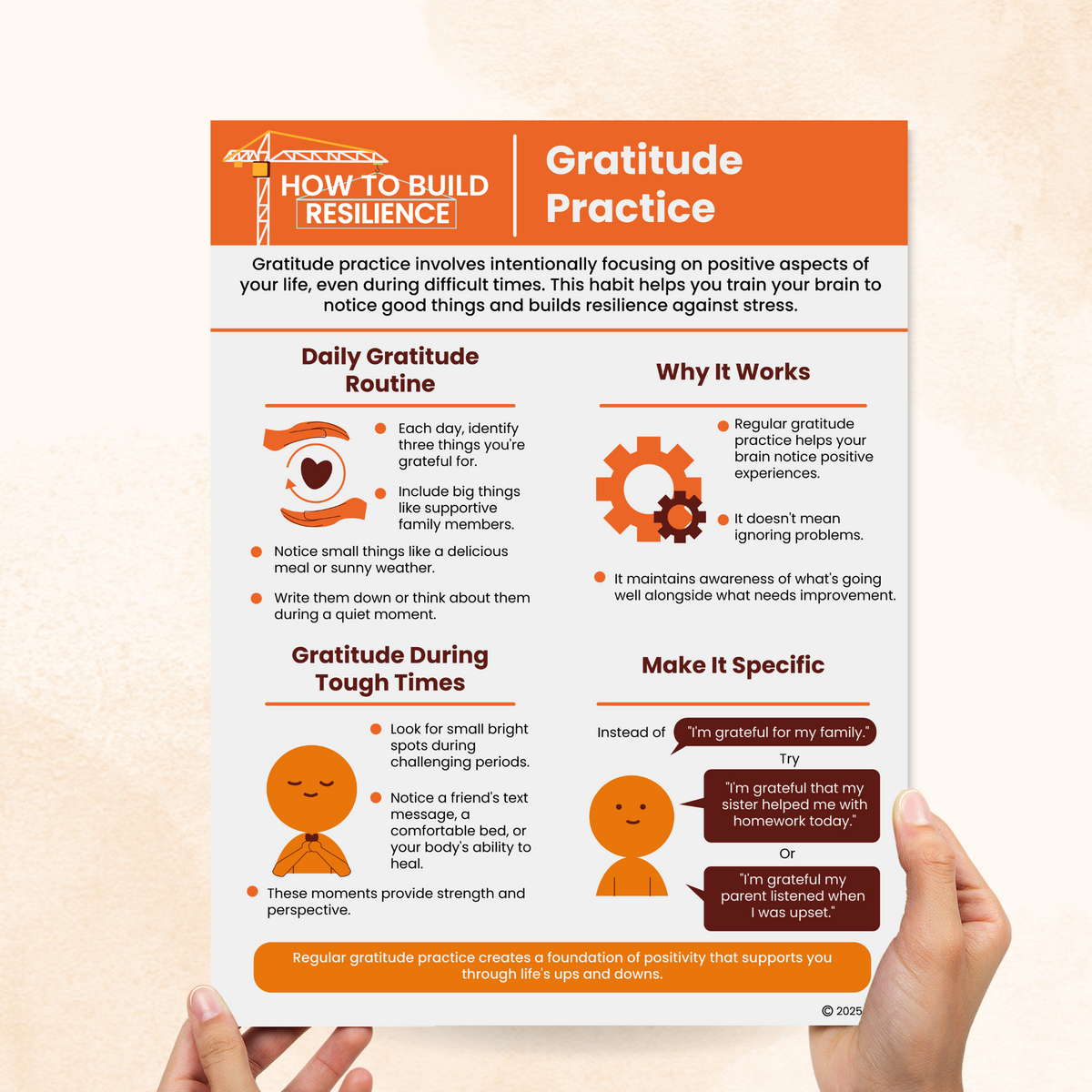 Gratitude Practice - How To Build Resilience – Mental Health Center Kids