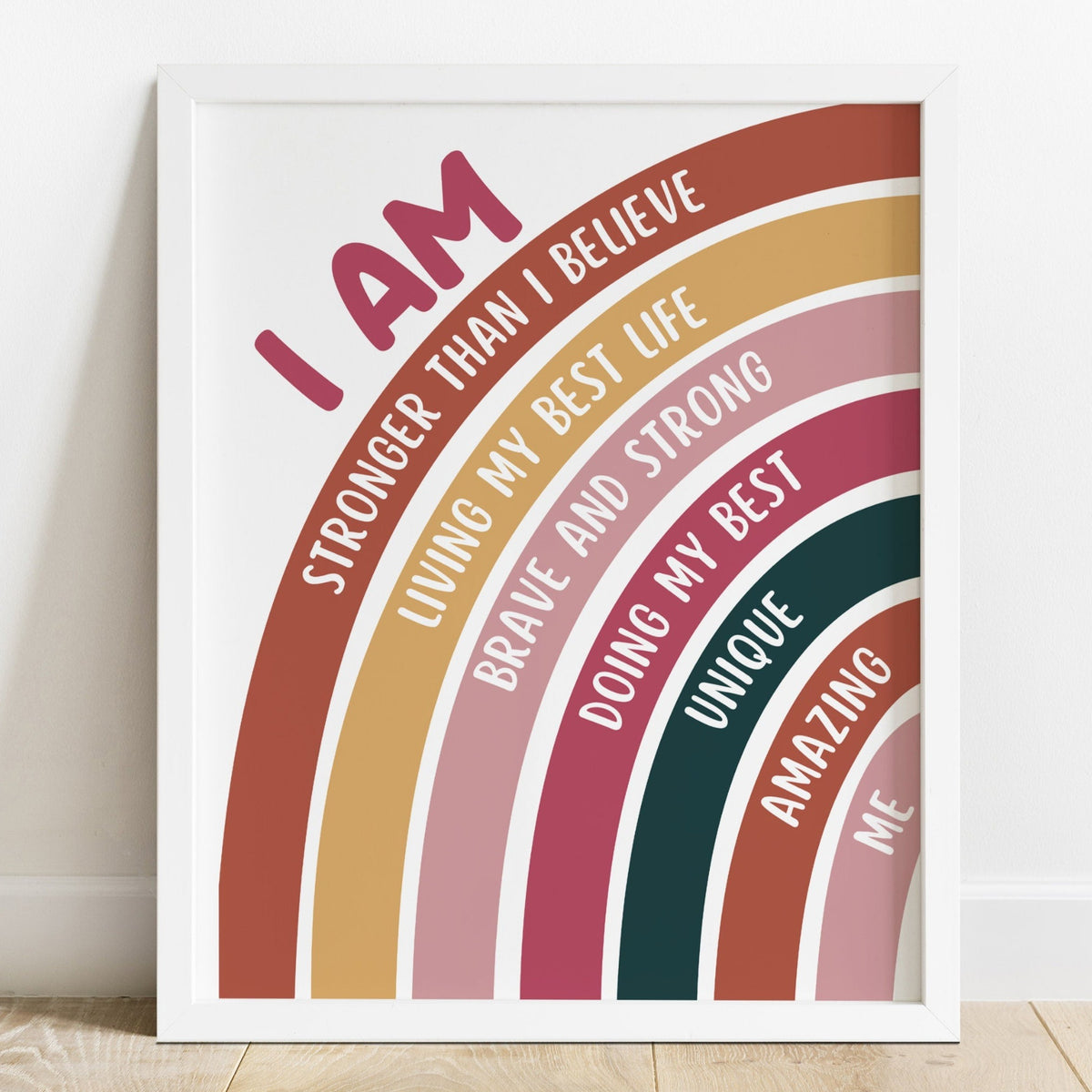 "I Am" Poster – Mental Health Center Kids