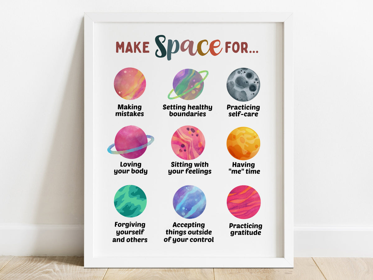 Make Space For Poster – Mental Health Center Kids