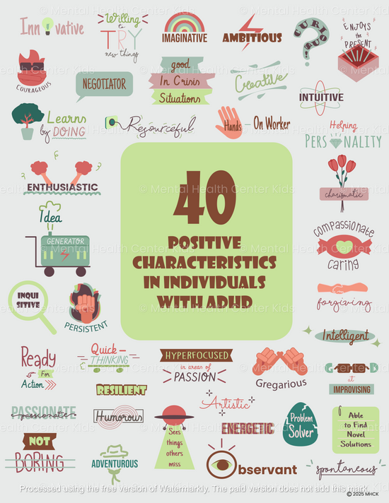ADHD Positive Traits – Mental Health Center Kids