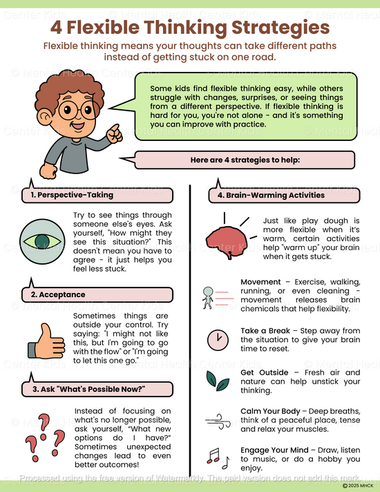 Flexible Thinking Coping Skills – Mental Health Center Kids