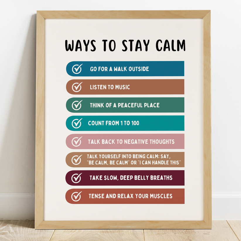 Ways to Stay Calm – Mental Health Center Kids