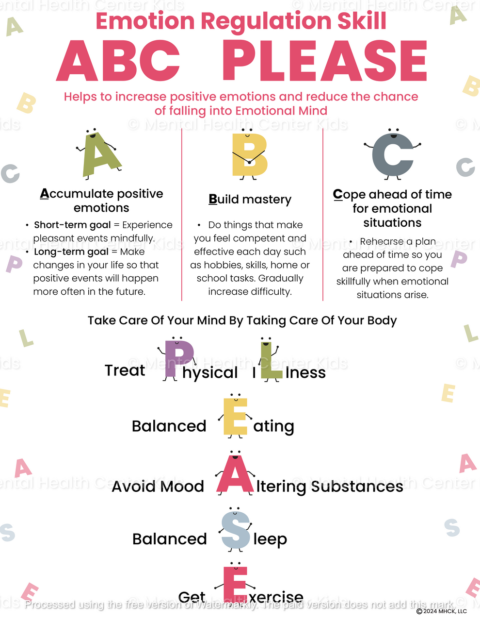 ABC PLEASE DBT Handout – Mental Health Center Kids