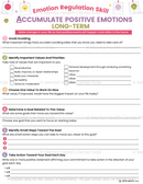 Accumulate Positive Emotions Long-Term DBT Worksheet – Mental Health ...