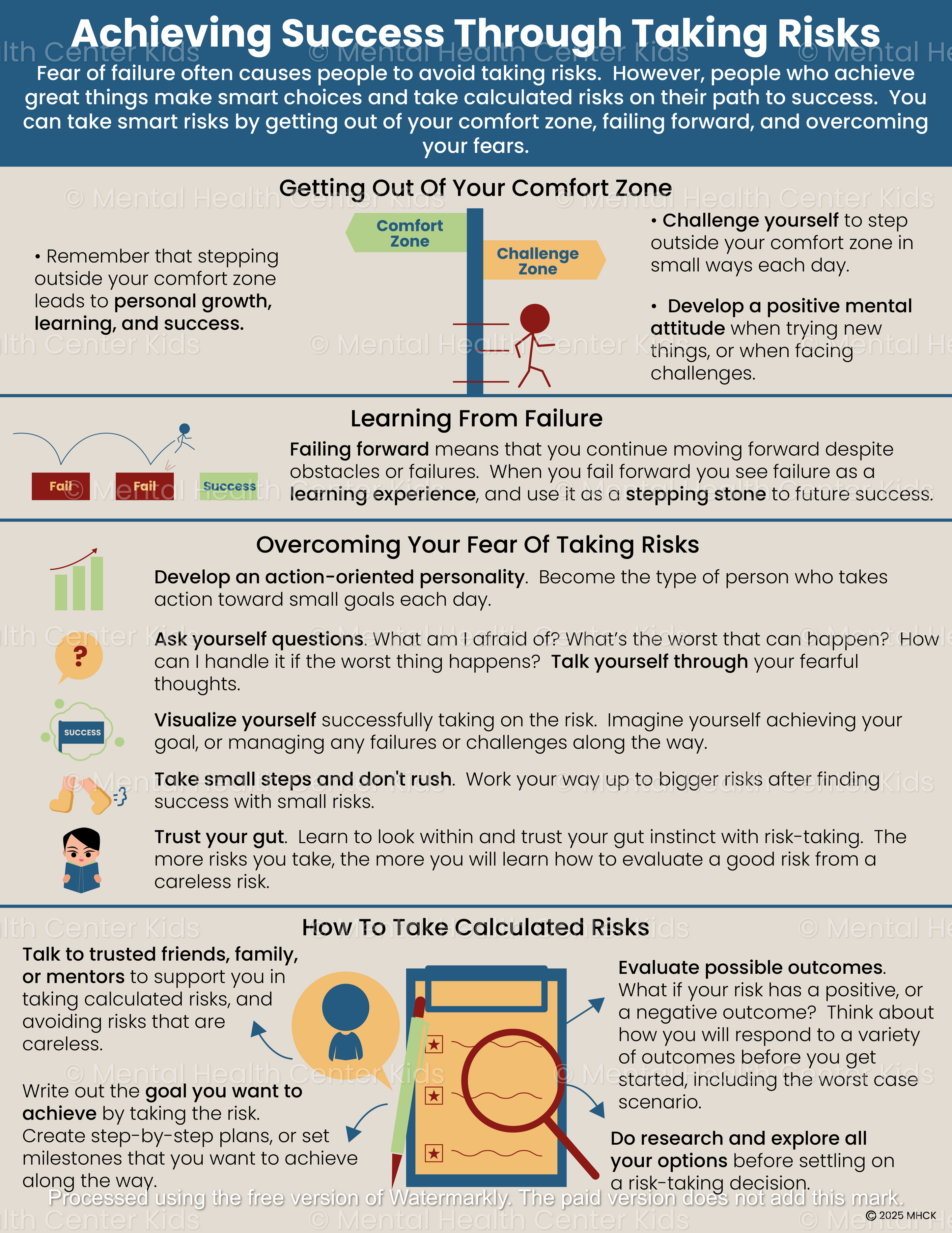 All About Taking Risks For Success – Mental Health Center Kids