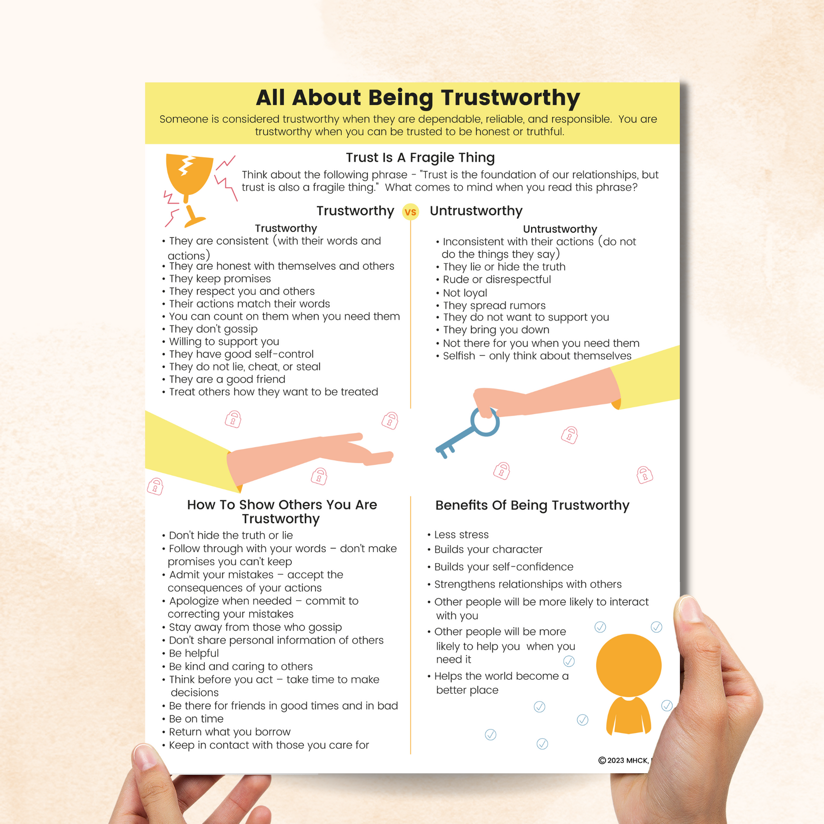 All About Being Trustworthy – Mental Health Center Kids