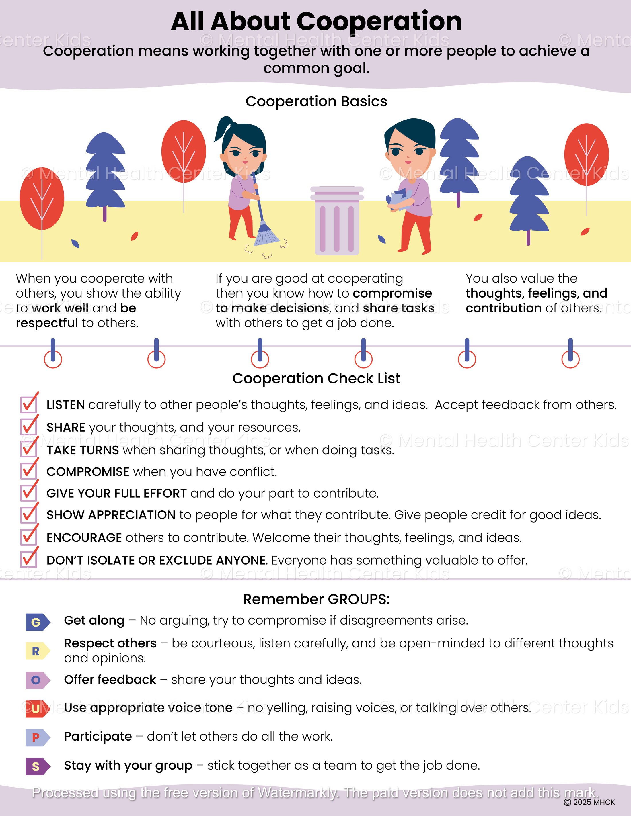 All About Cooperation – Mental Health Center Kids
