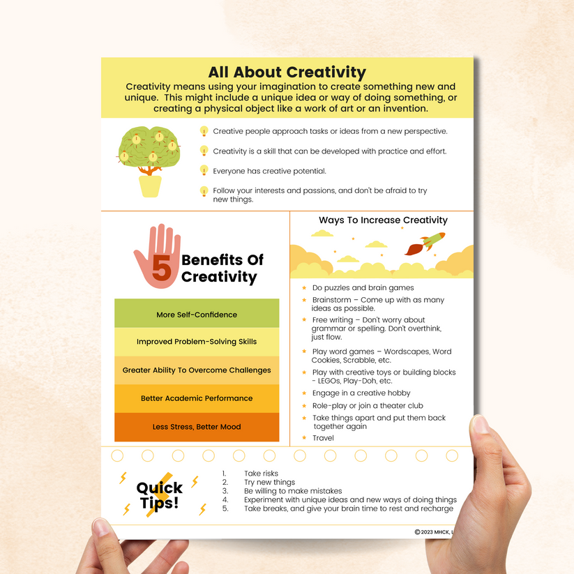 All About Creativity – Mental Health Center Kids