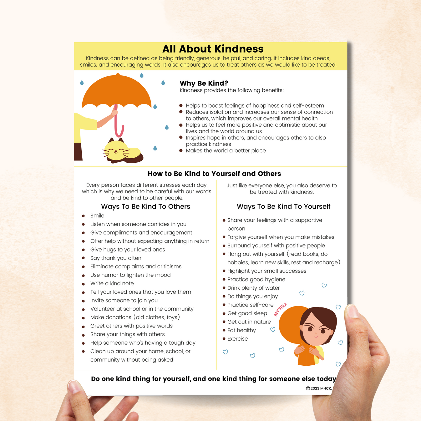 All About Kindness – Mental Health Center Kids