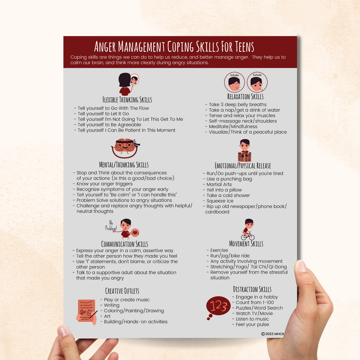 Anger Coping Skills for Teens – Mental Health Center Kids