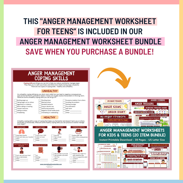 Anger Management Coping Skills – Mental Health Center Kids