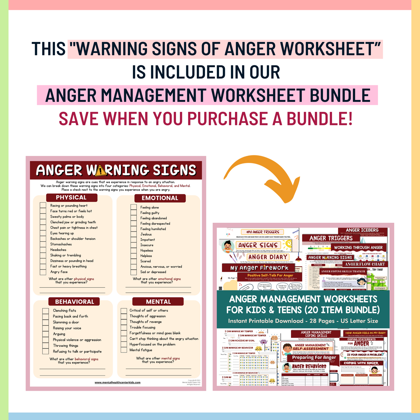 Warning Signs of Anger – Mental Health Center Kids