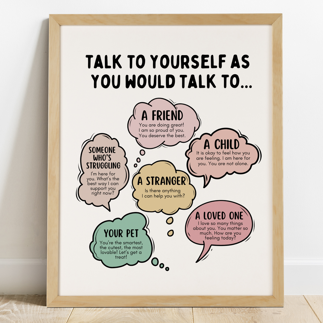 Be Kind to Yourself – Mental Health Center Kids