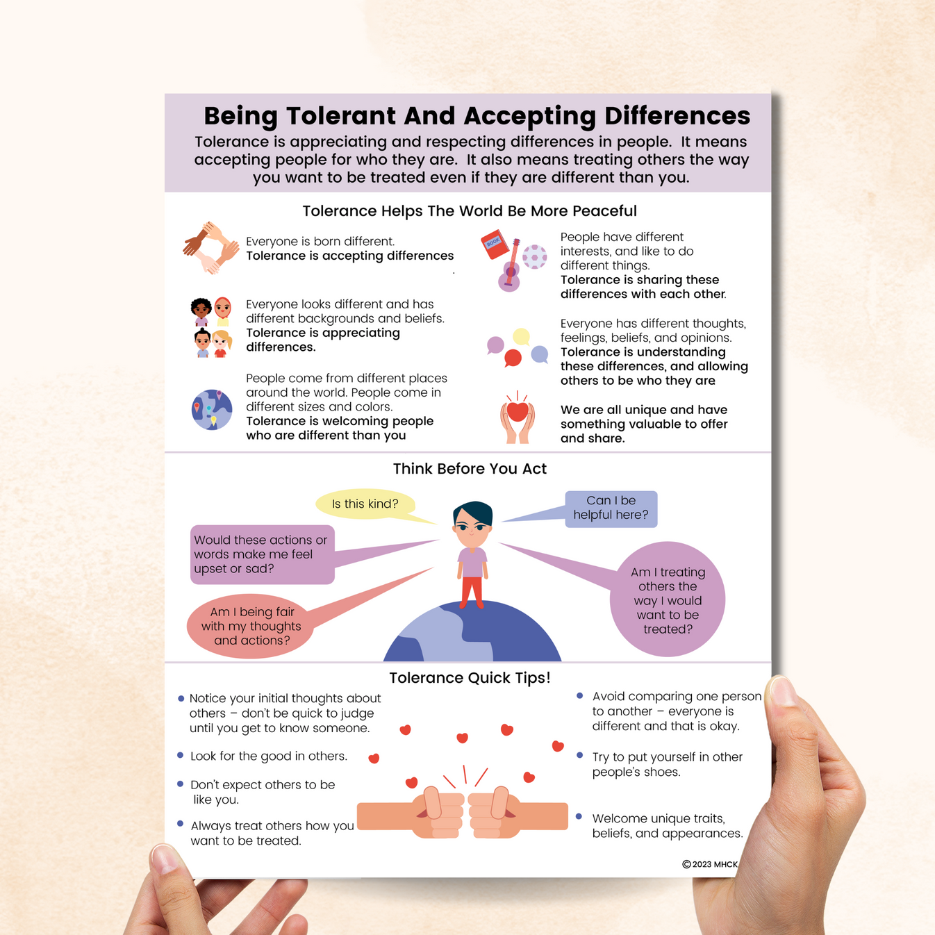 Being Tolerant and Accepting Differences – Mental Health Center Kids