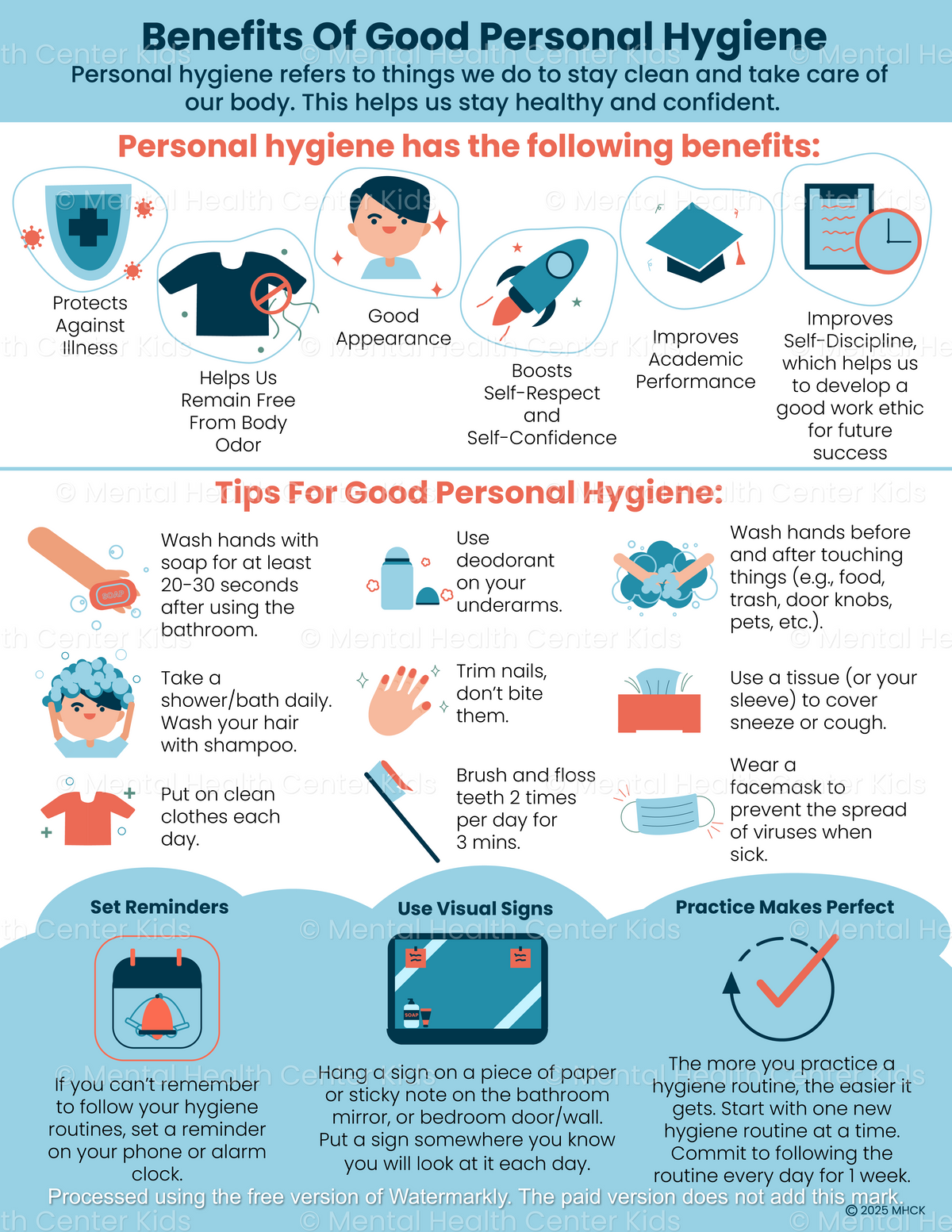 Benefits of Personal Hygiene – Mental Health Center Kids