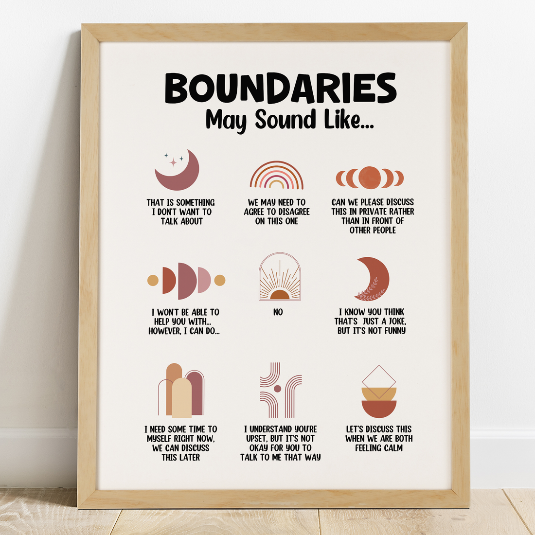 Phrases to Set Boundaries – Mental Health Center Kids