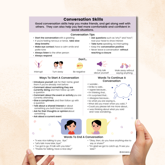 Conversation Skills – Mental Health Center Kids