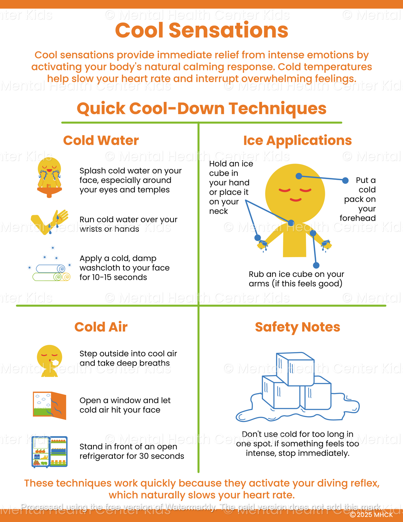 Cool Sensations (PDF) – Mental Health Center Kids