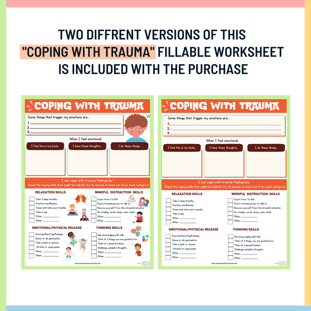 Coping With Trauma – Mental Health Center Kids