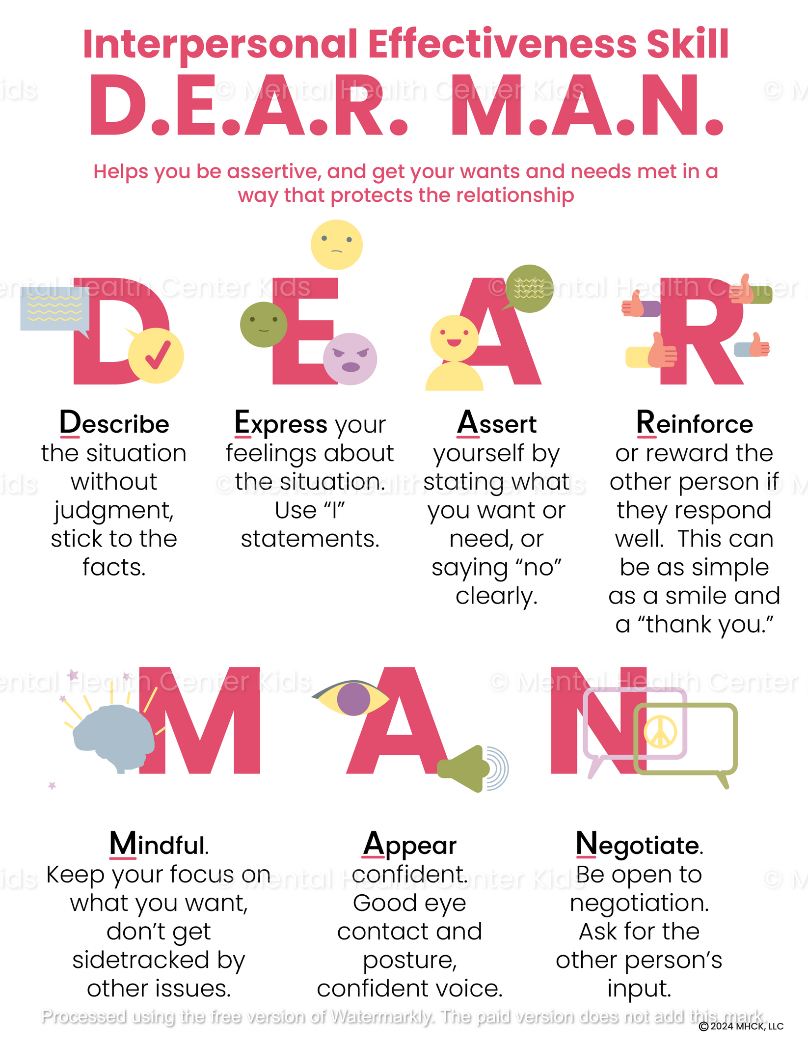 DBT DEAR MAN Handout (PDF) – Mental Health Center Kids