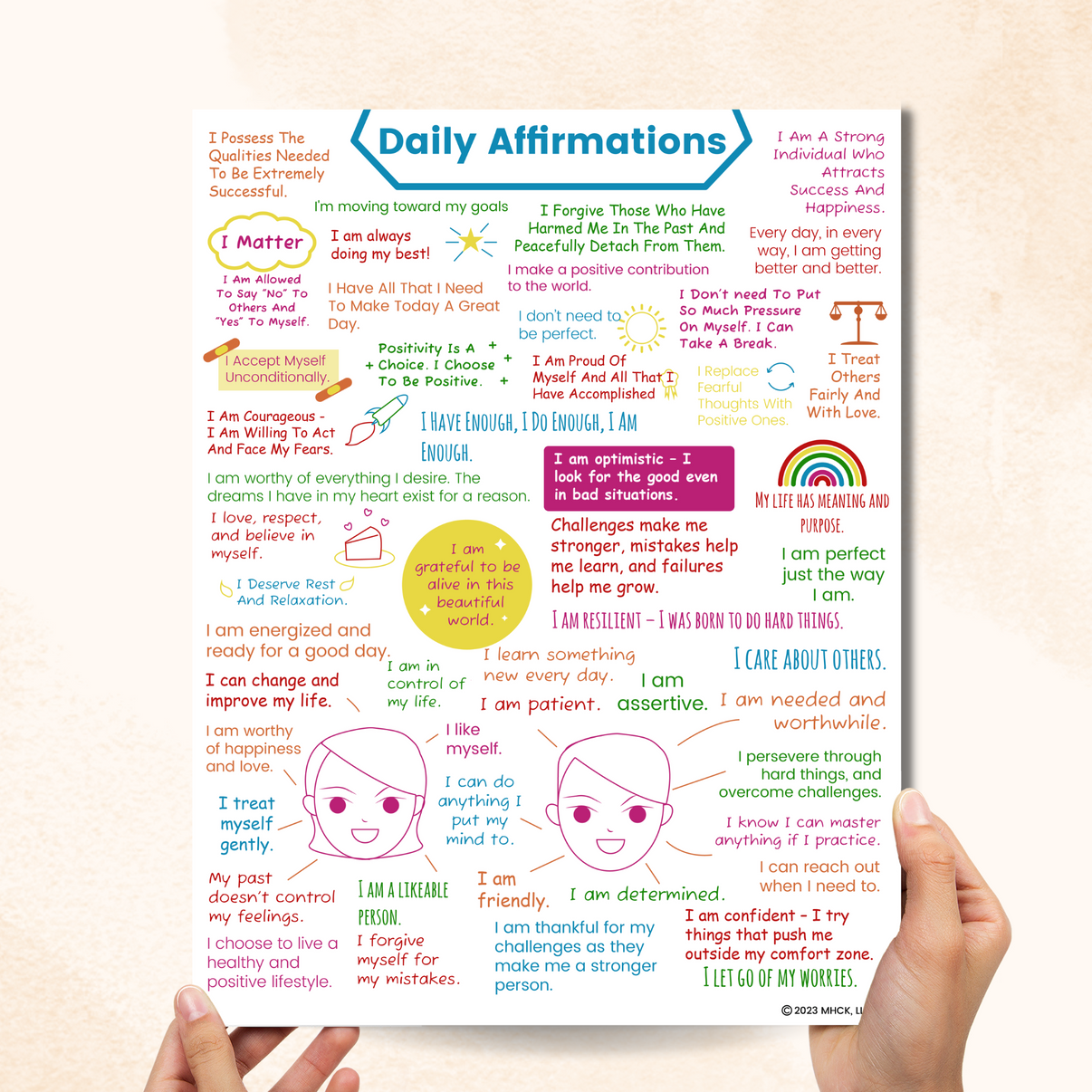 Daily Affirmations (PDF) – Mental Health Center Kids