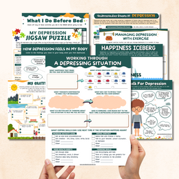 Depression Worksheets for Kids and Teens – Mental Health Center Kids