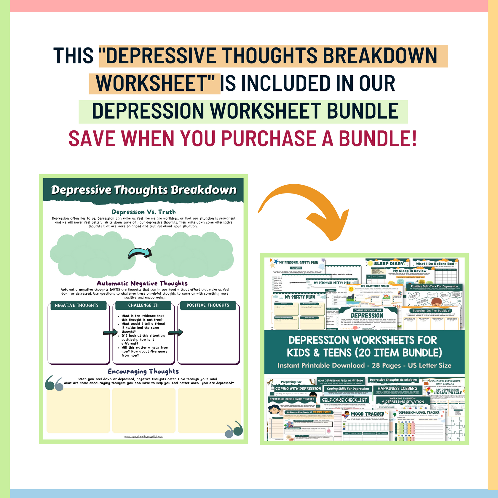 Depressive Thoughts Breakdown – Mental Health Center Kids