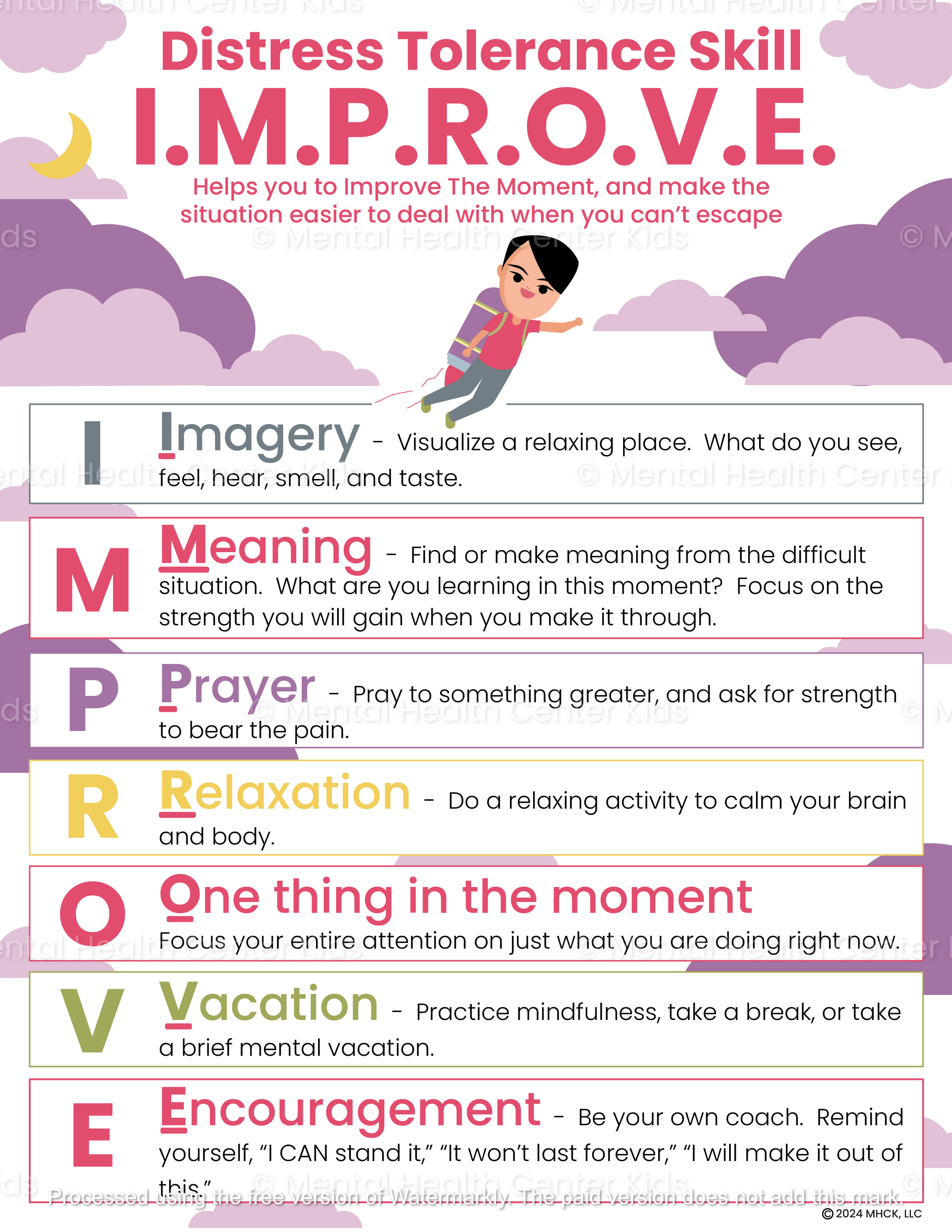 IMPROVE The Moment DBT (PDF) – Mental Health Center Kids