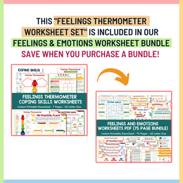 Feelings Thermometer Worksheets – Mental Health Center Kids