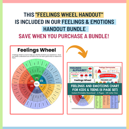 Feelings Wheel for Kids – Mental Health Center Kids