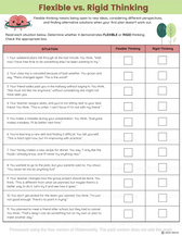 Flexible Thinking Worksheets (6 Pages) – Mental Health Center Kids