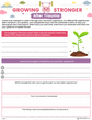 Growing Stronger After Trauma Worksheets – Mental Health Center Kids