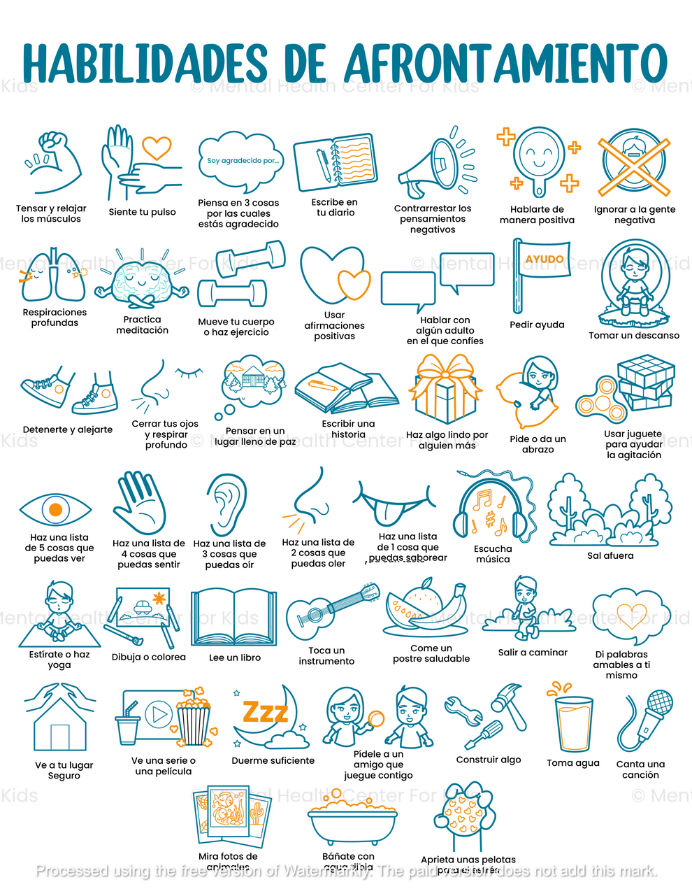 Managing My Emotions With Coping Skills Worksheets (Spanish Version ...