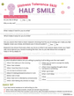 DBT Half Smile Worksheet – Mental Health Center Kids