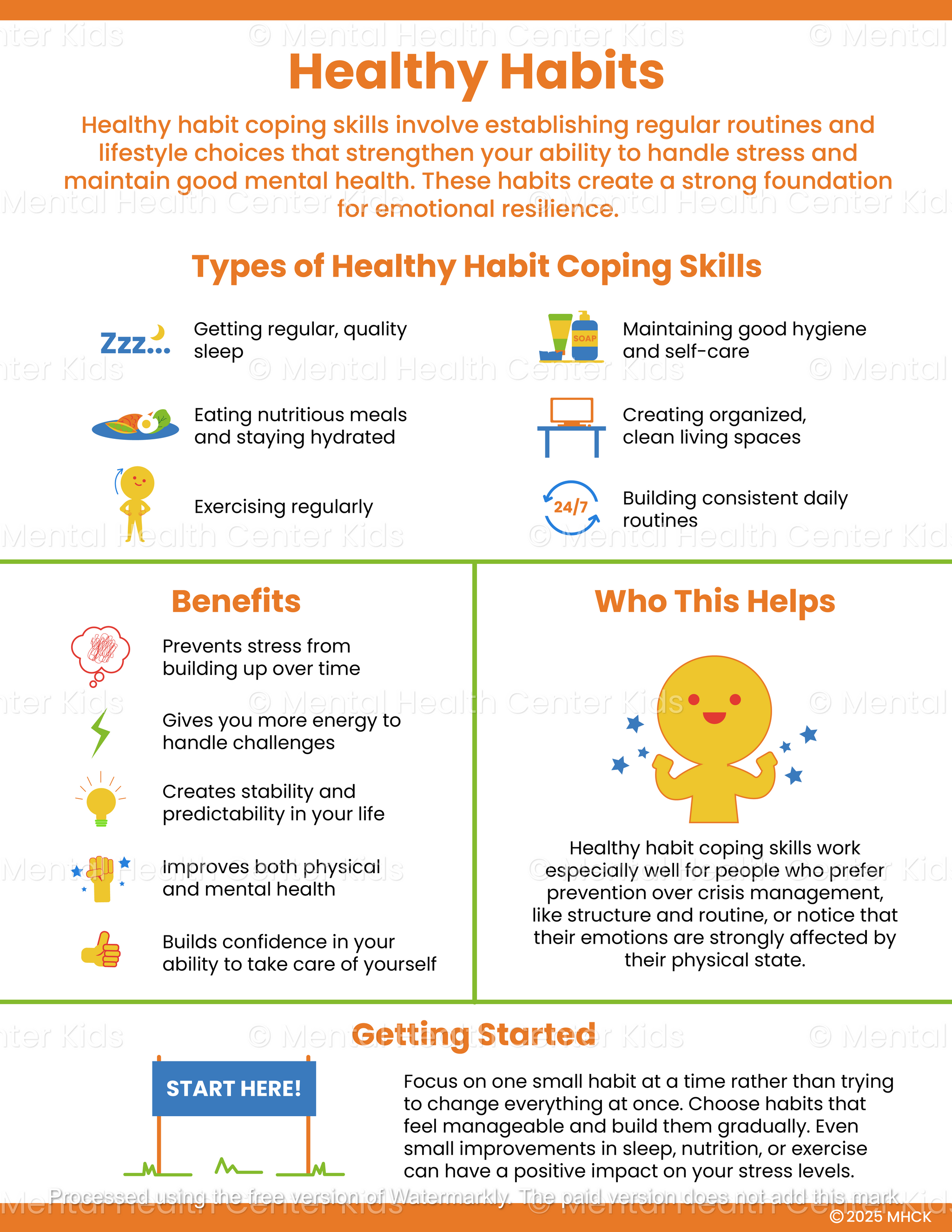 Healthy Habits (PDF) – Mental Health Center Kids