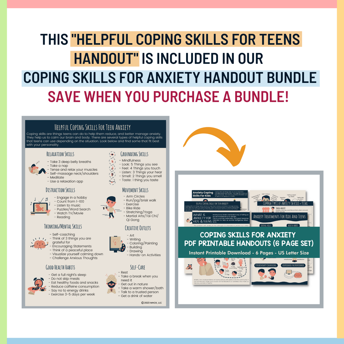 Helpful Coping Skills for Teen Anxiety – Mental Health Center Kids