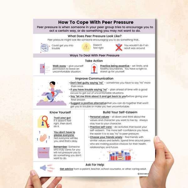 How to Cope with Peer Pressure – Mental Health Center Kids
