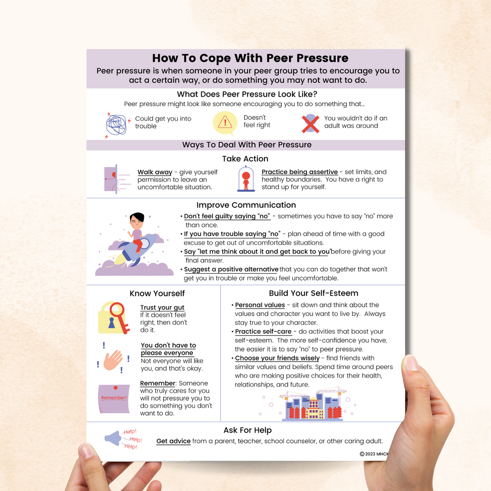 How to Cope with Peer Pressure – Mental Health Center Kids