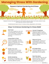 Managing Stress With Gardening Handout – Mental Health Center Kids