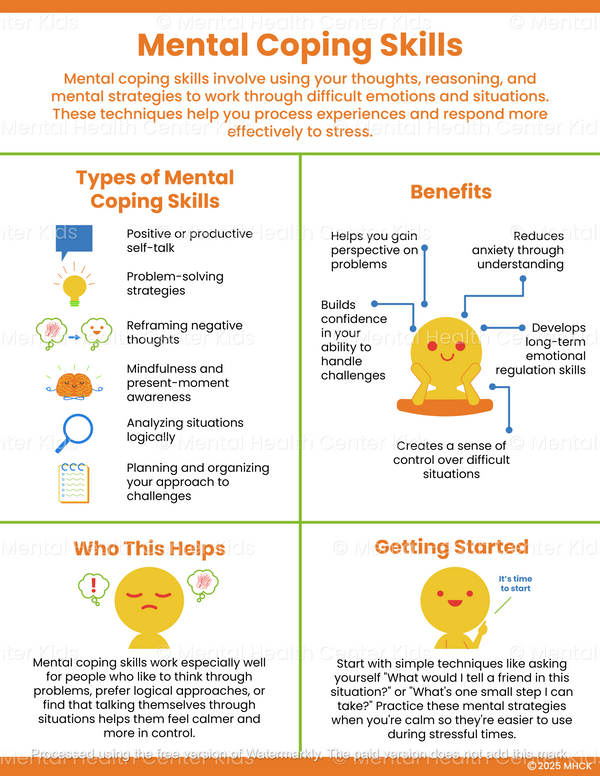 Mental Coping Skills (PDF) – Mental Health Center Kids