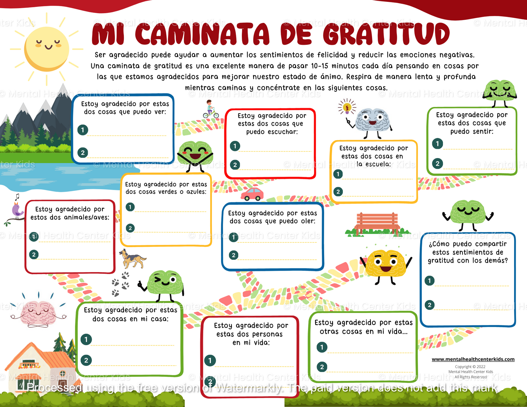 Feelings Thermometer Worksheets (Spanish Version) – Mental Health ...