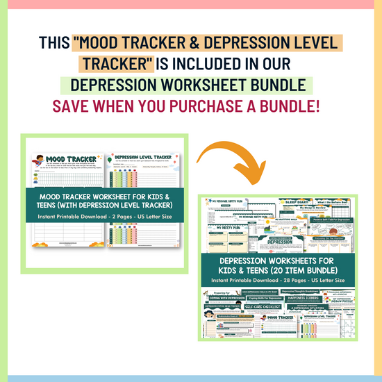 Mood Tracker Worksheet – Mental Health Center Kids