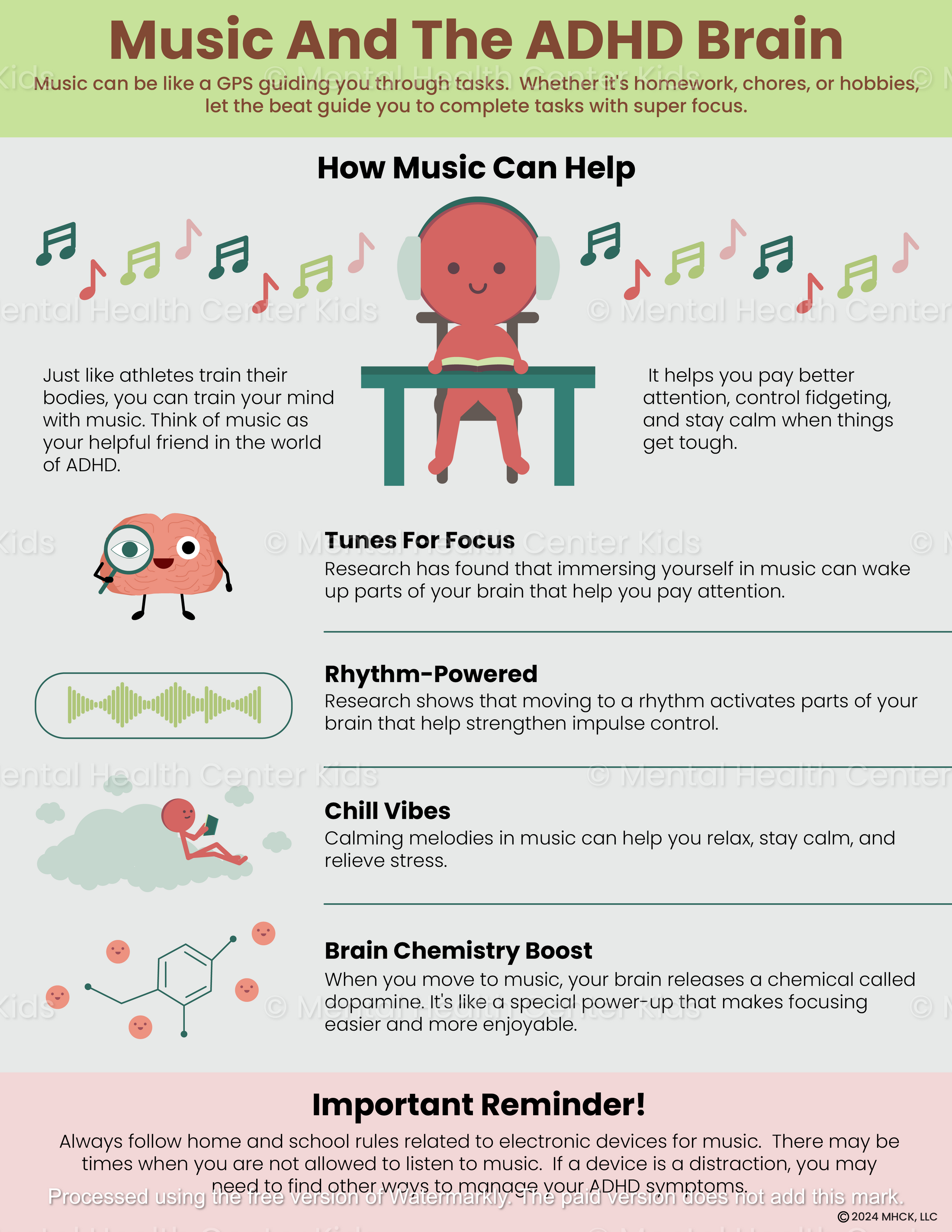 Music And The ADHD Brain – Mental Health Center Kids