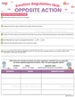 DBT Opposite Action Worksheet – Mental Health Center Kids