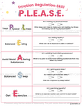 DBT PLEASE Skills Worksheet – Mental Health Center Kids
