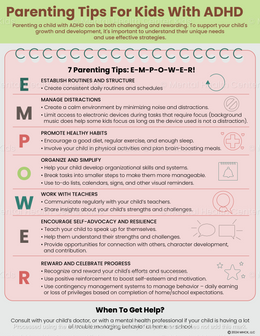 Parenting Tips For Kids With ADHD – Mental Health Center Kids