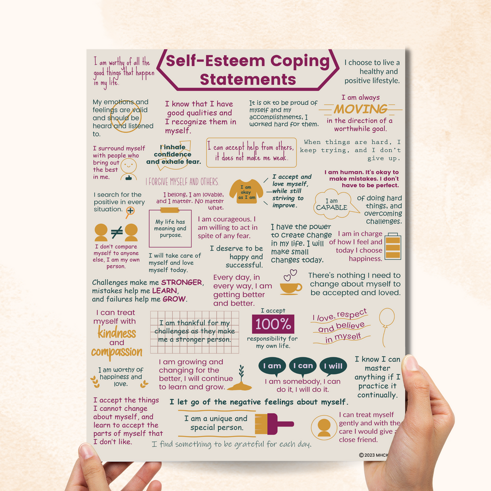 Positive Affirmations for Self-Esteem – Mental Health Center Kids
